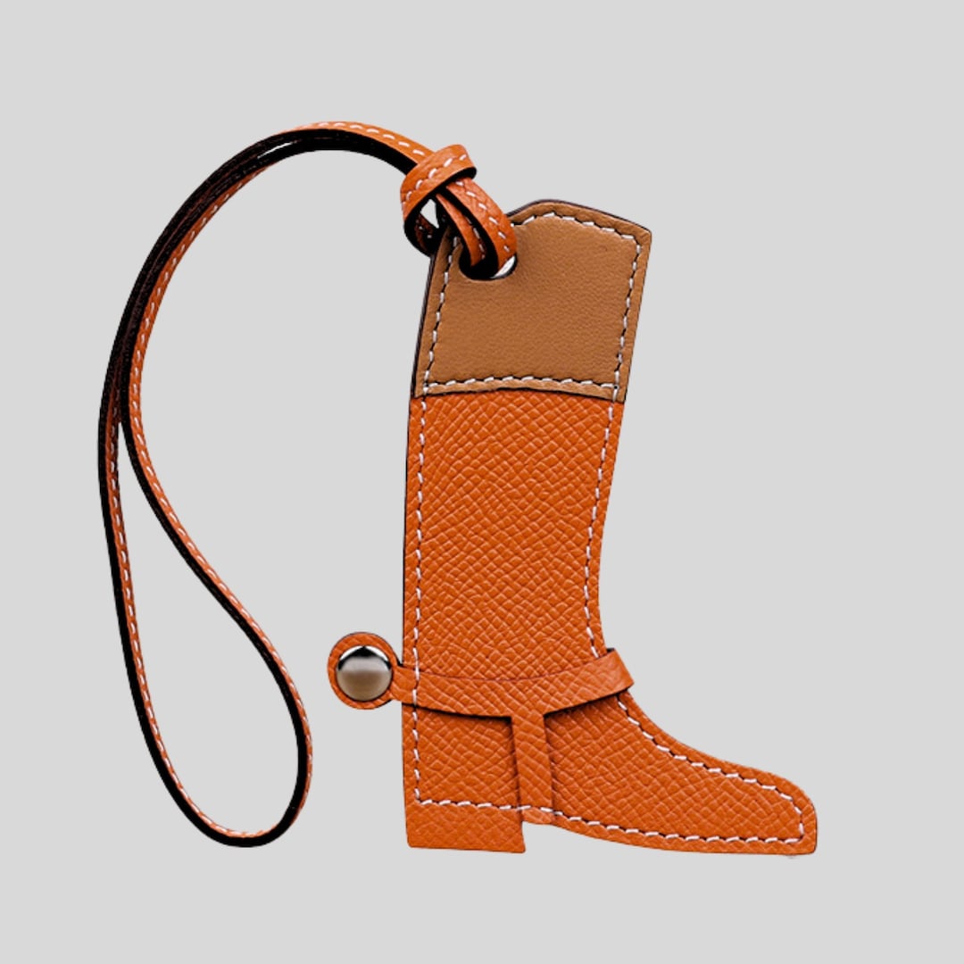 Genuine Leather Boot, Shoe Key Ring Horse Shoe Bag Charm Many Colours ...