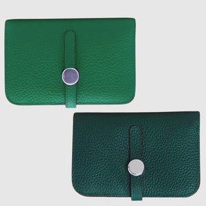 Mini Slip Button Card Holder Wallet Several COLOURS to Choose From - Etsy