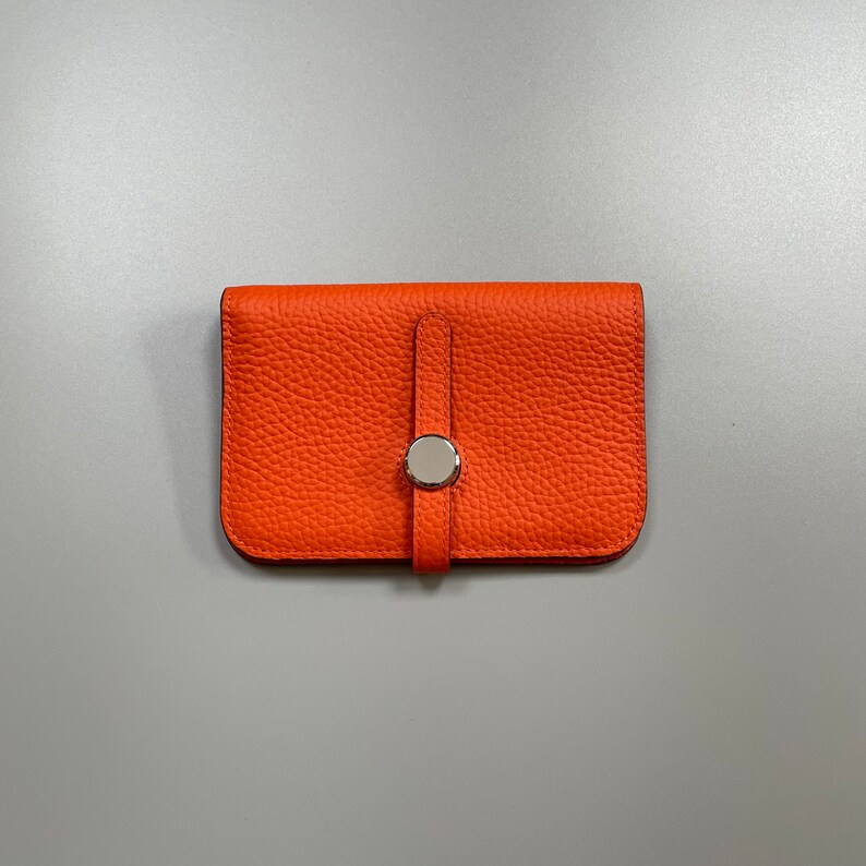 Mini Slip Button Card Holder Wallet Several COLOURS to Choose From - Etsy