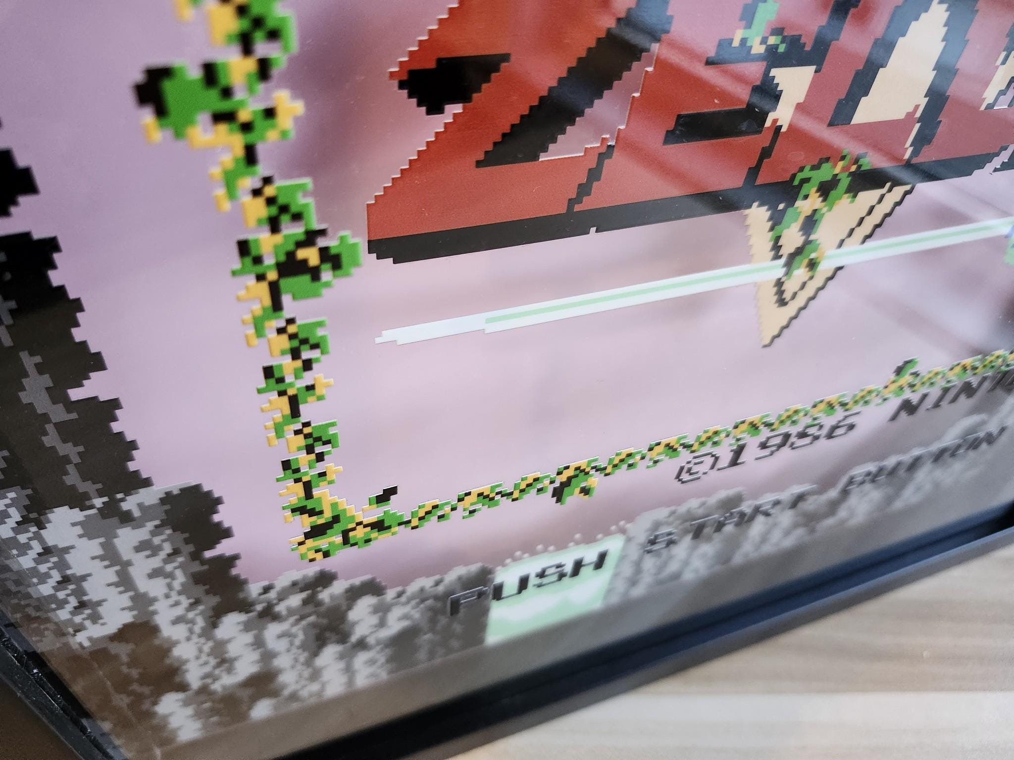 BIG Shadow Box! Legend of Zelda Inspired NES Shadow Box! 12x15 Inches ...