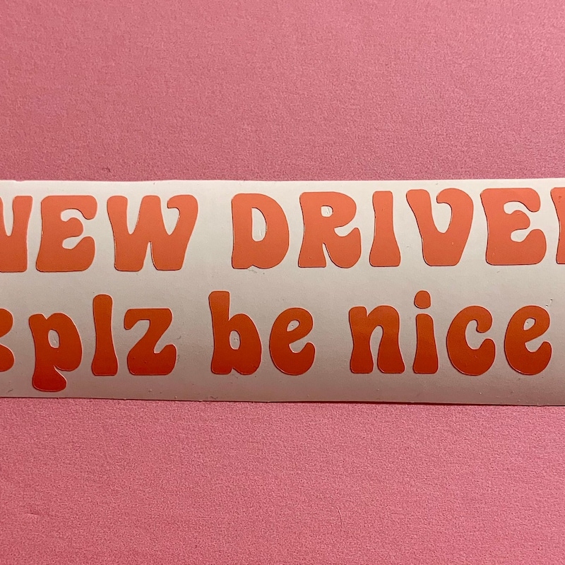 New Driver Sticker - Etsy