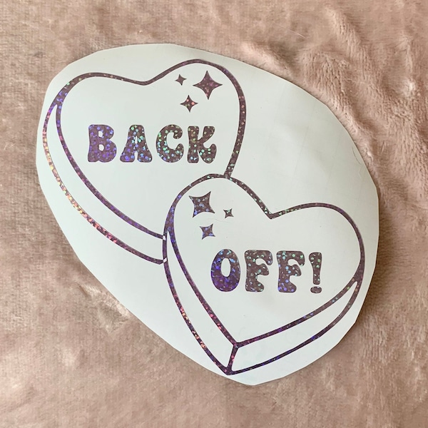 Back off Decal - Etsy