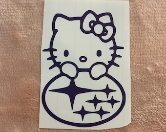 Subaru Girly Decal - Etsy