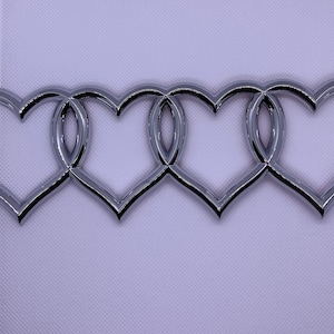 Cute Car Logo Heart Emblem, Exterior Accessories, Car Modification, Mod ...