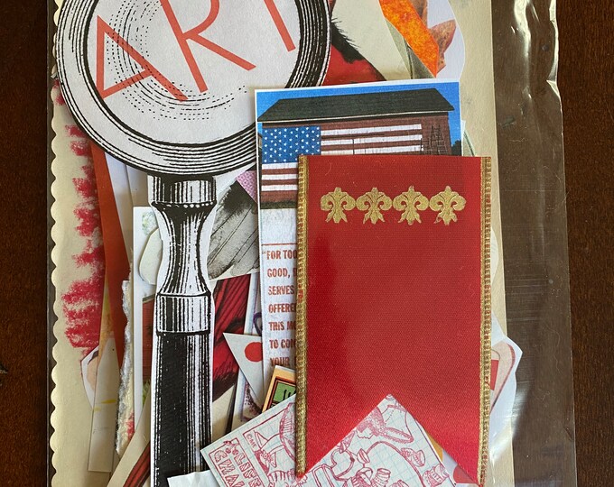 Collage Fodder/journal Graphics+bits/ Ephemera/ Mixed Media/cut&paste ...