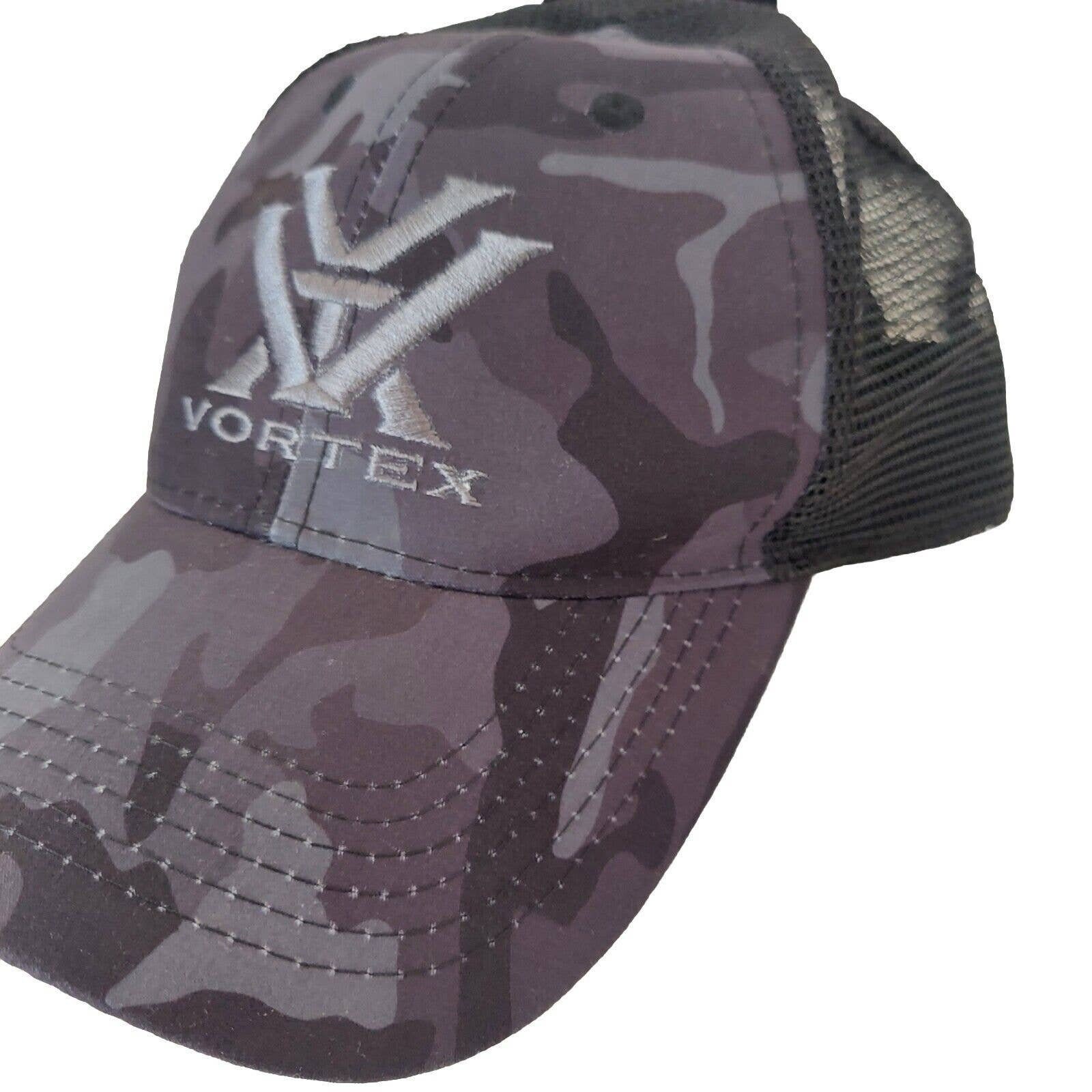 VORTEX Logo Meshes Snap Back Black Camo Cap One Size Fits - Etsy