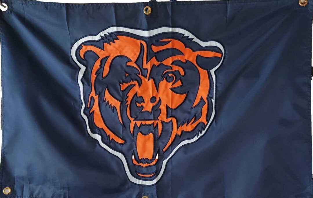 Chicago Bears Wall Tapestry Banner Flag 3ft X 2ft NFL Decoration Wall ...