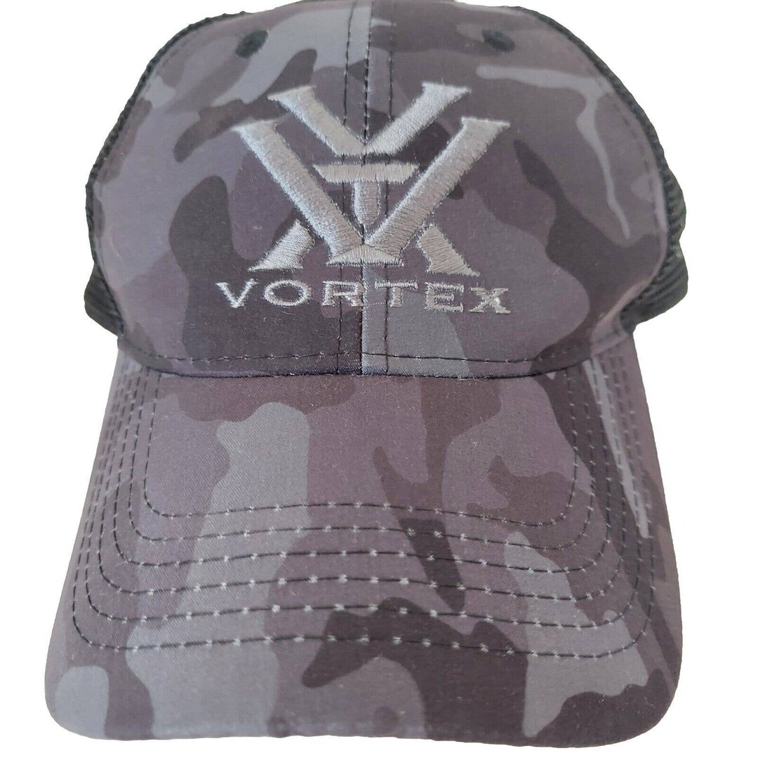 VORTEX Logo Meshes Snap Back Black Camo Cap One Size Fits - Etsy