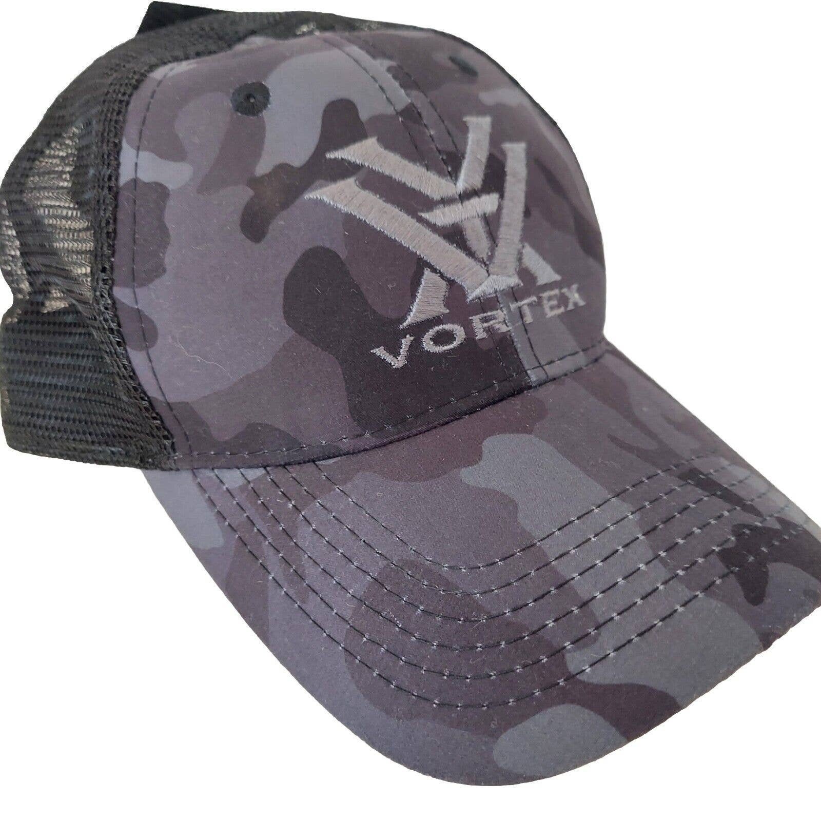 VORTEX Logo Meshes Snap Back Black Camo Cap One Size Fits - Etsy