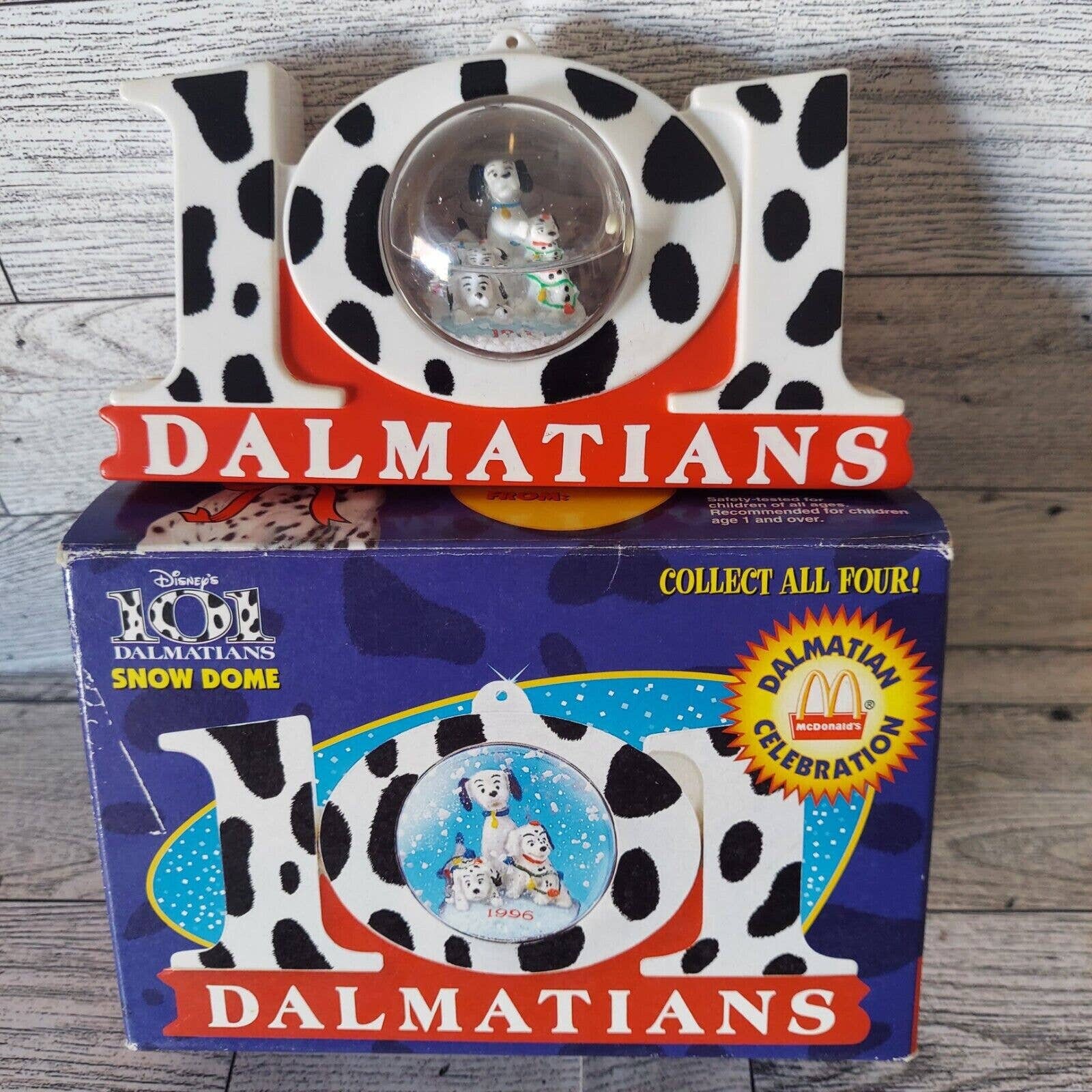 101 Dalmatians Snow Dome 1996 Mcdonald's Disney Dalmatian - Etsy