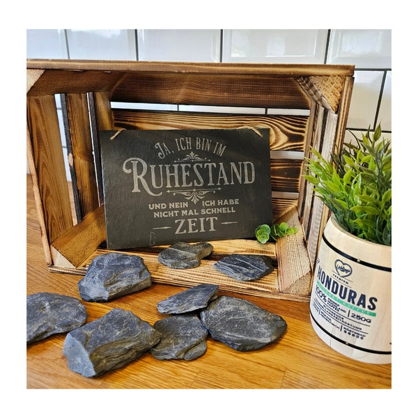 Schild ruhestand - Etsy.de