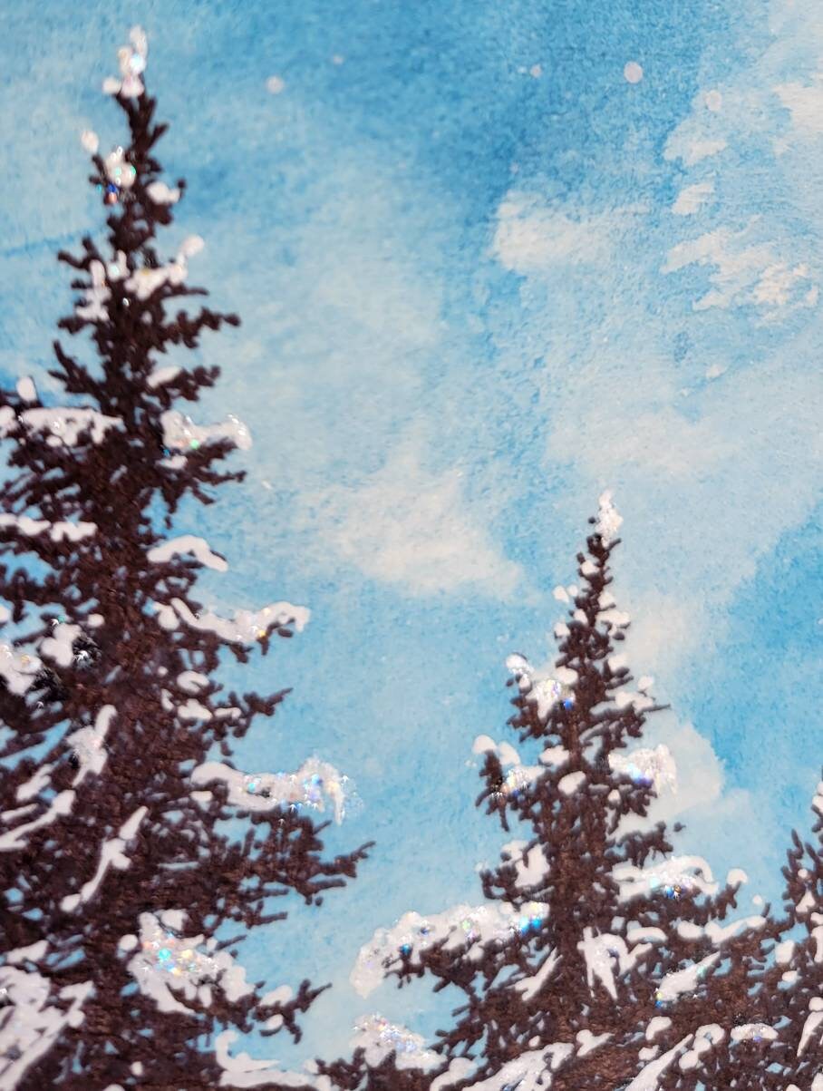 Custom Original Art Order Starry Night Sky Paintings - Etsy Canada