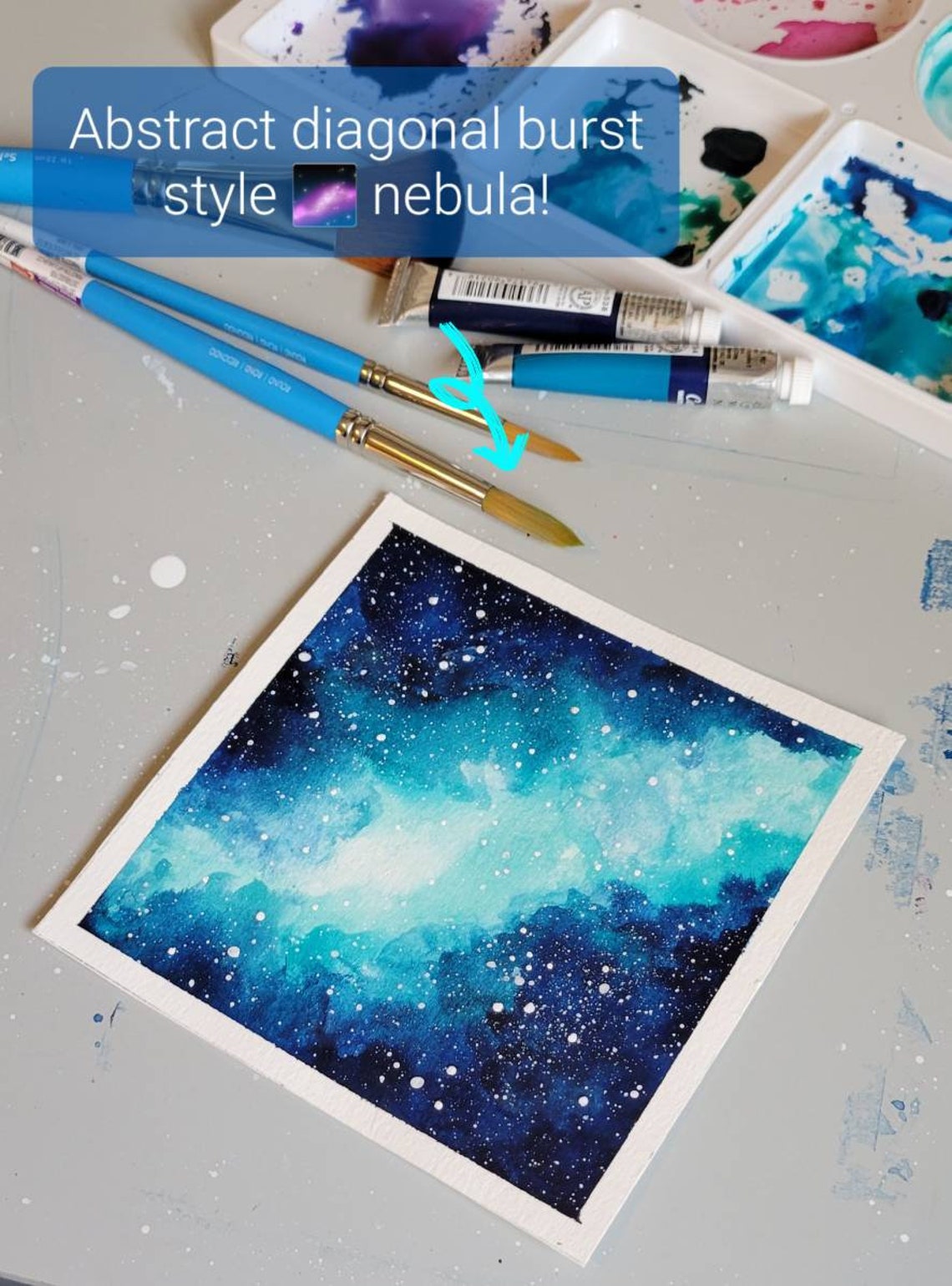 Custom Original Art Order Starry Night Sky Paintings - Etsy Canada