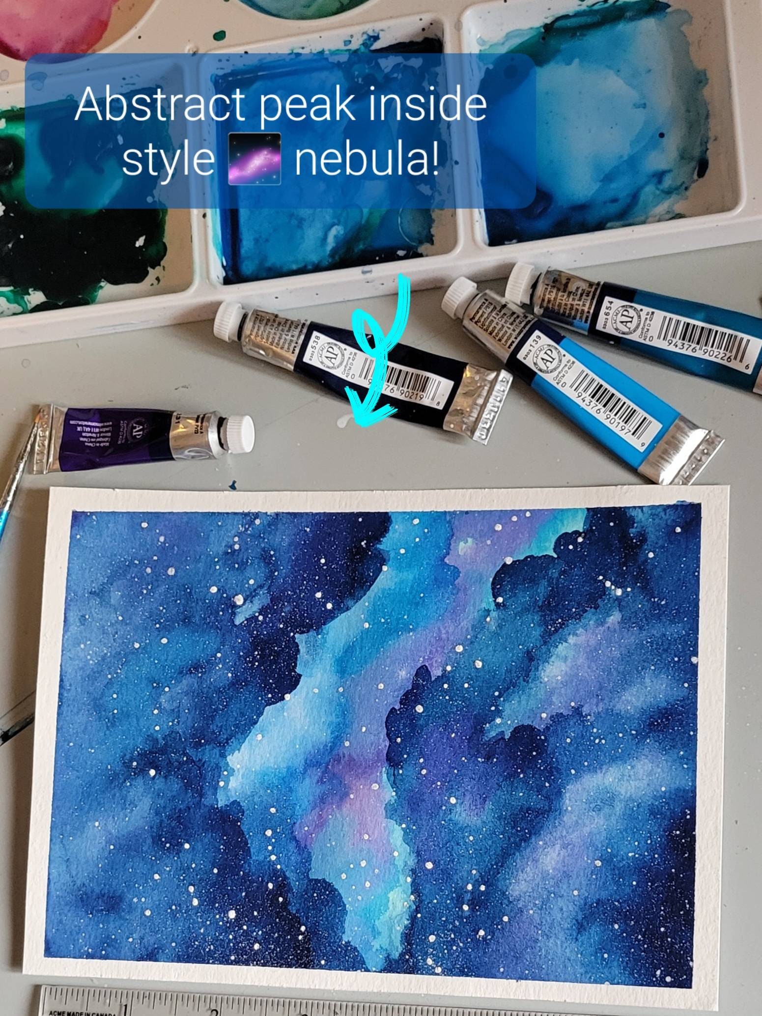 Custom Original Art Order Starry Night Sky Paintings - Etsy Canada