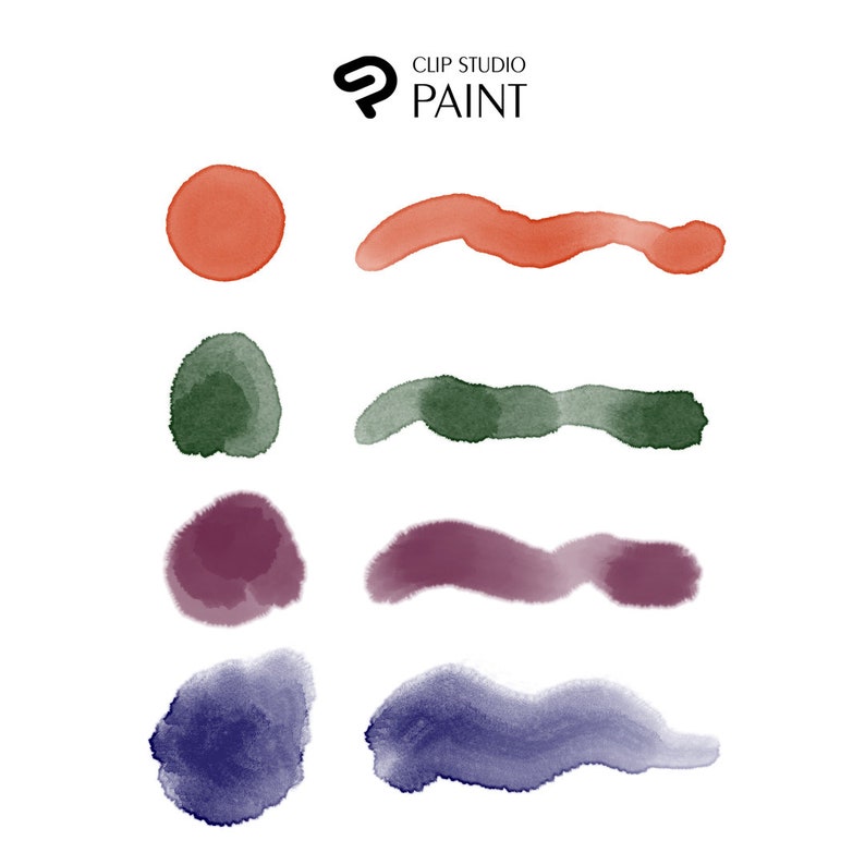 Watercolor Brushes for Clip Studio Paint - Etsy