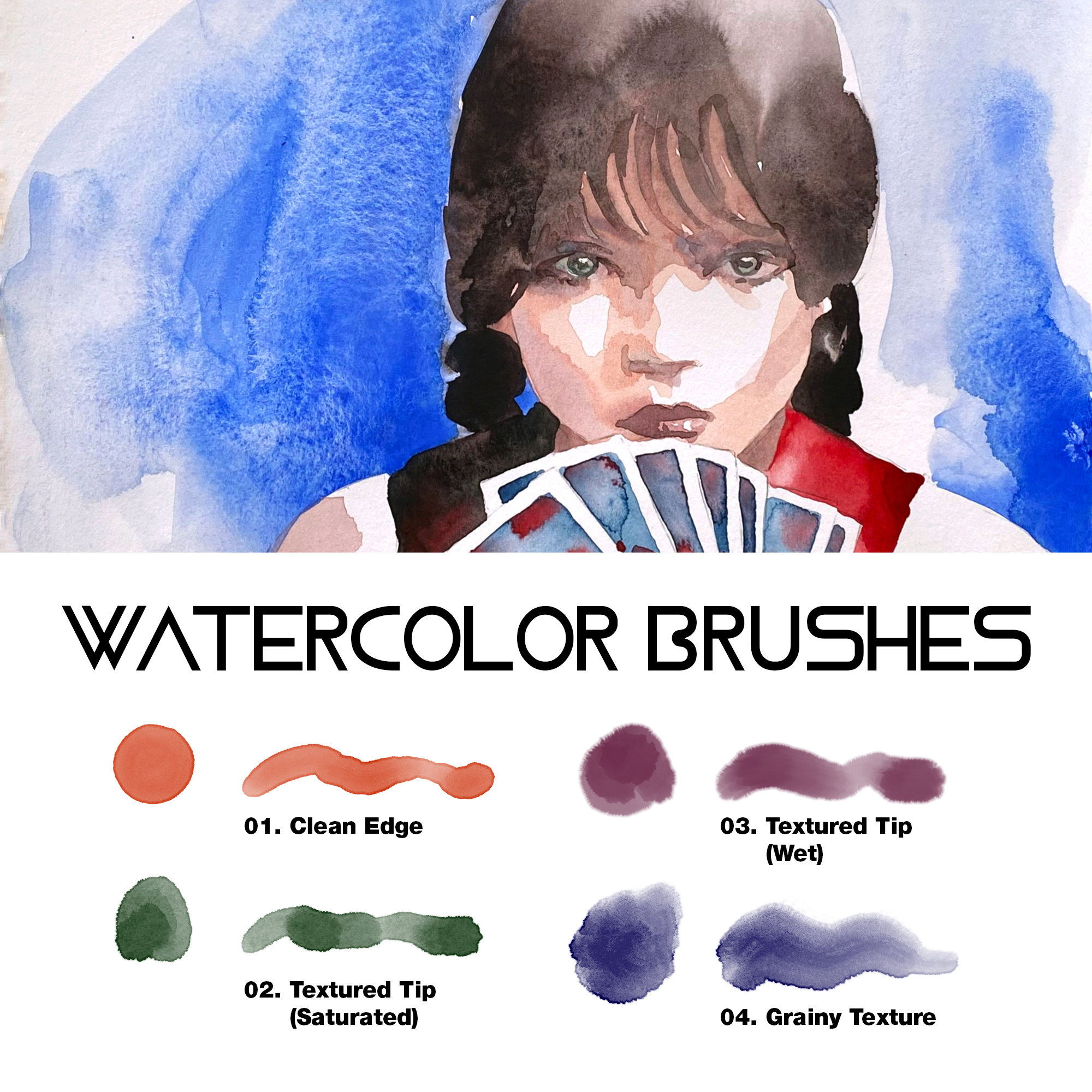 Watercolor Brushes for Clip Studio Paint - Etsy
