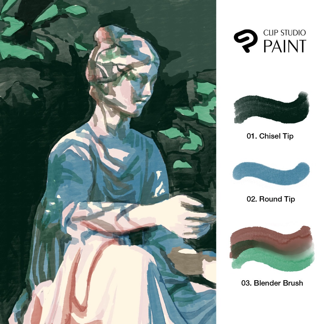 Realistic Marker Brushes for Clip Studio Paint - Etsy