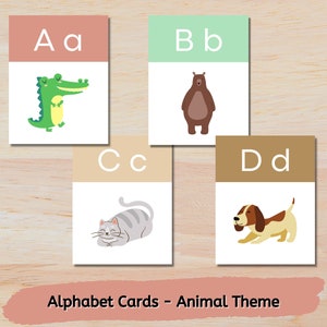 Alphabet Flashcards Alphabet Posters ABC Prints ABC Posters Preschool ...