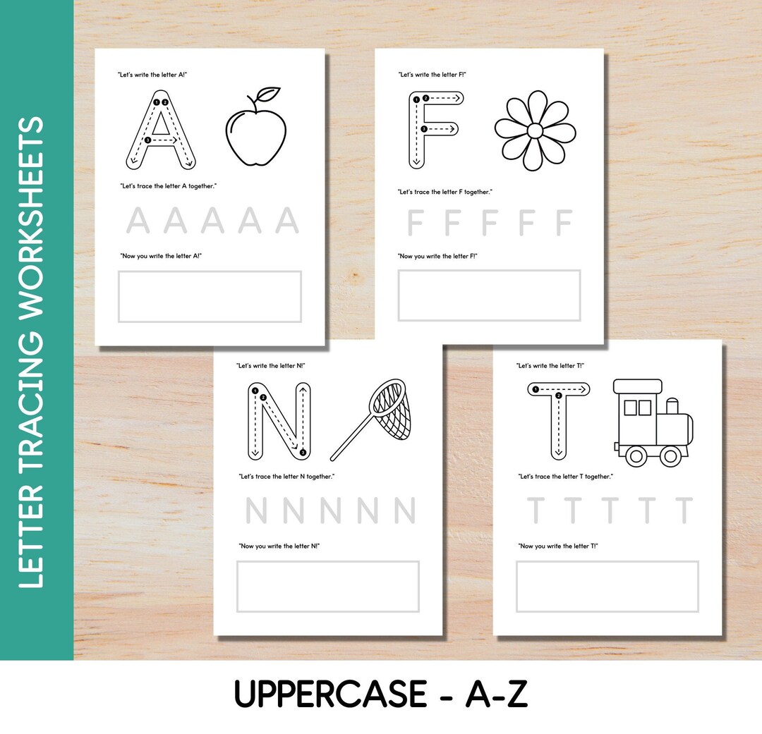 Alphabet Tracing Alphabet Printable Alphabet Worksheets Preschool ...