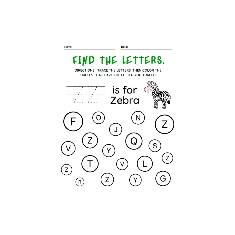 Find the Abc's and Letters,alphabet Tracing Sheets|stamp,write|abc ...