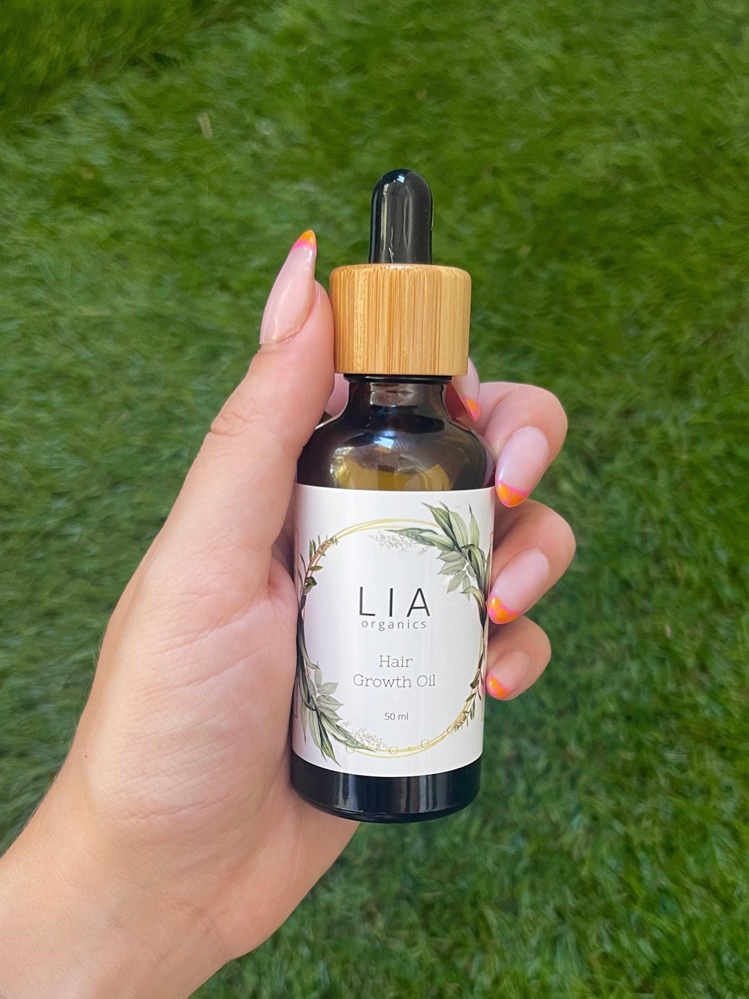 Organic Herbal Hair Growth Oil: Rosemary, Amla, Castor Oil - Etsy