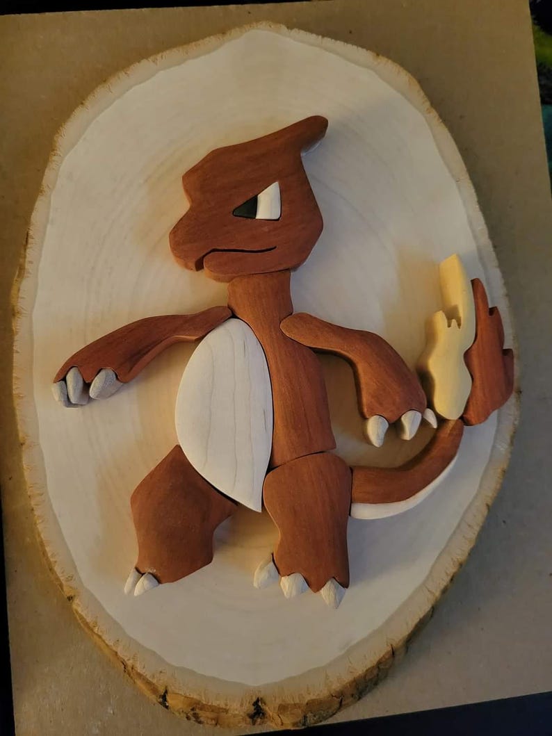 Fire Type, Lizard, 2nd Evolution, 1st Gen. - Etsy