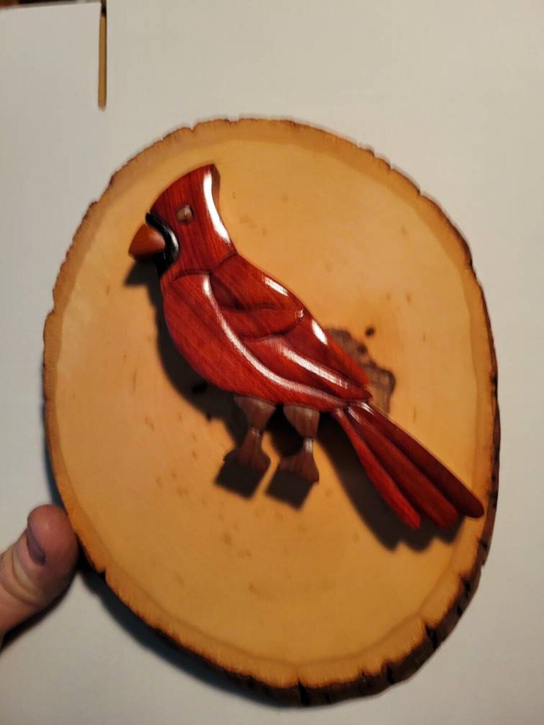 Wooden Intarsia Cardinal, Mothers Day Gift - Etsy