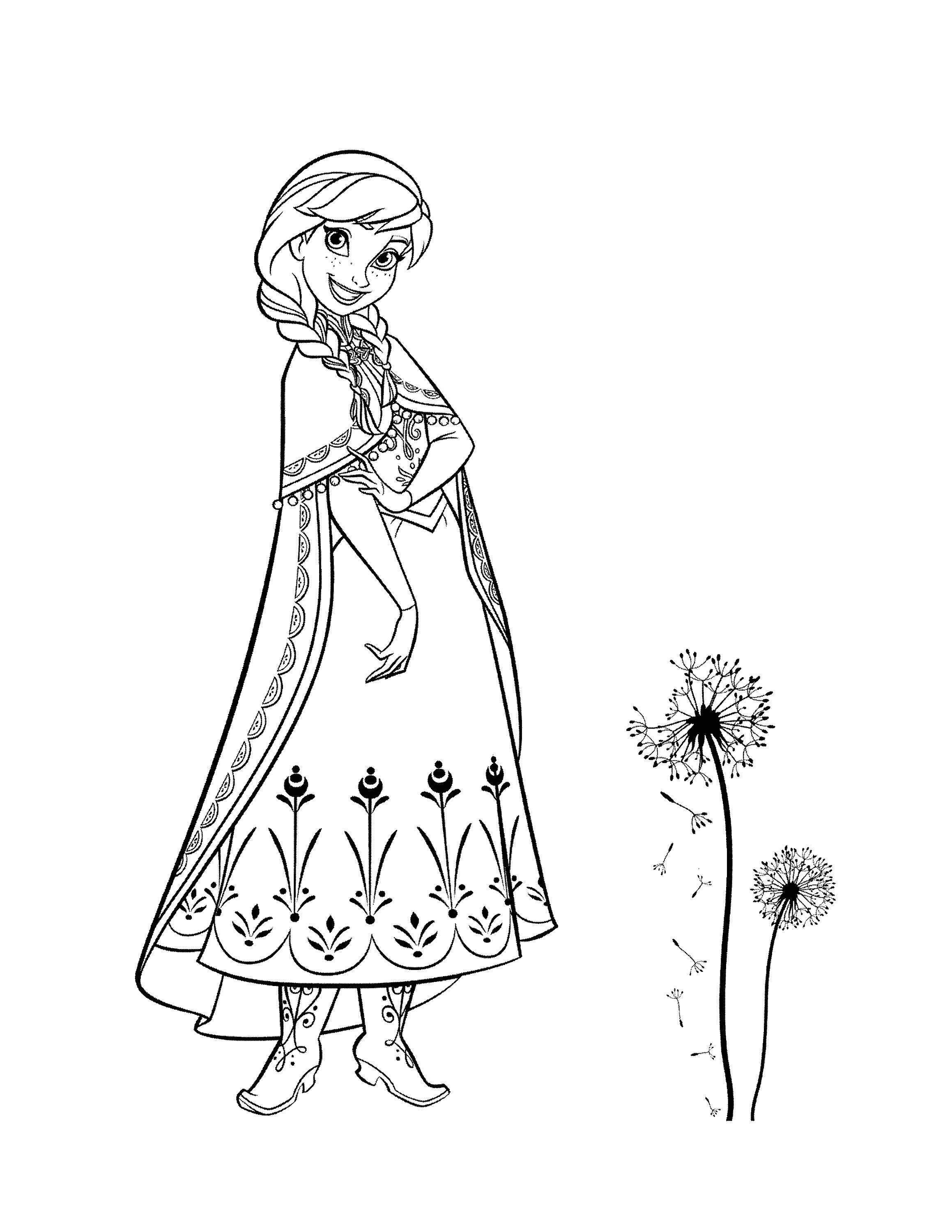 21 Beautiful Frozen Coloring Pages Instant PDF Download - Etsy