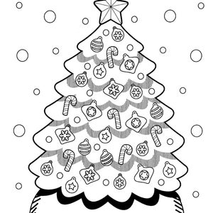 70 Fun Christmas Coloring Pages for All Ages - Etsy