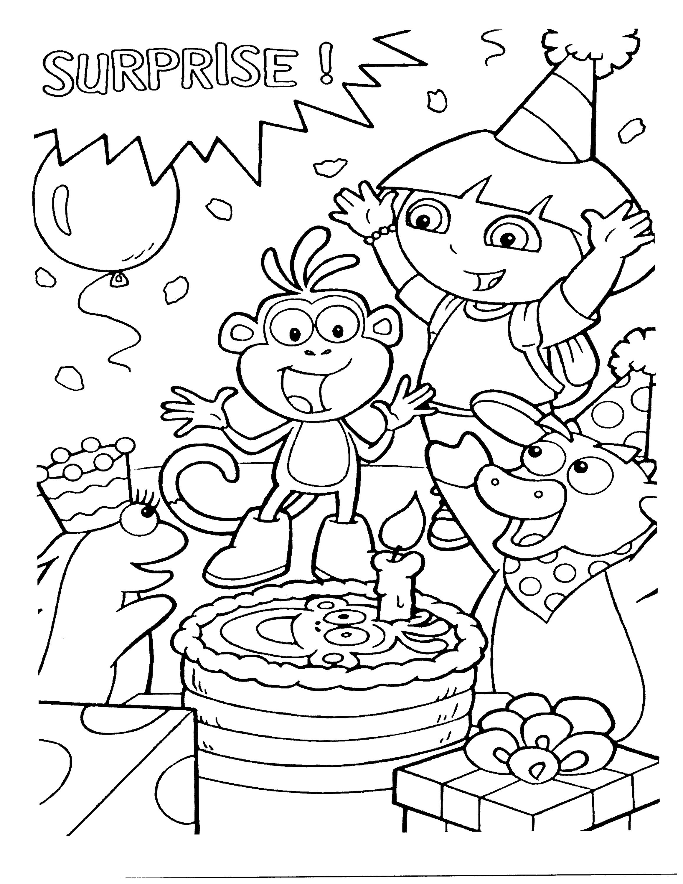 40 Cute Birthday Coloring Pages- Instant PDF Download - Etsy