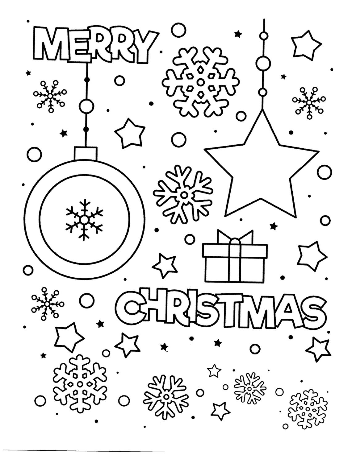 70 Fun Christmas Coloring Pages for All Ages - Etsy