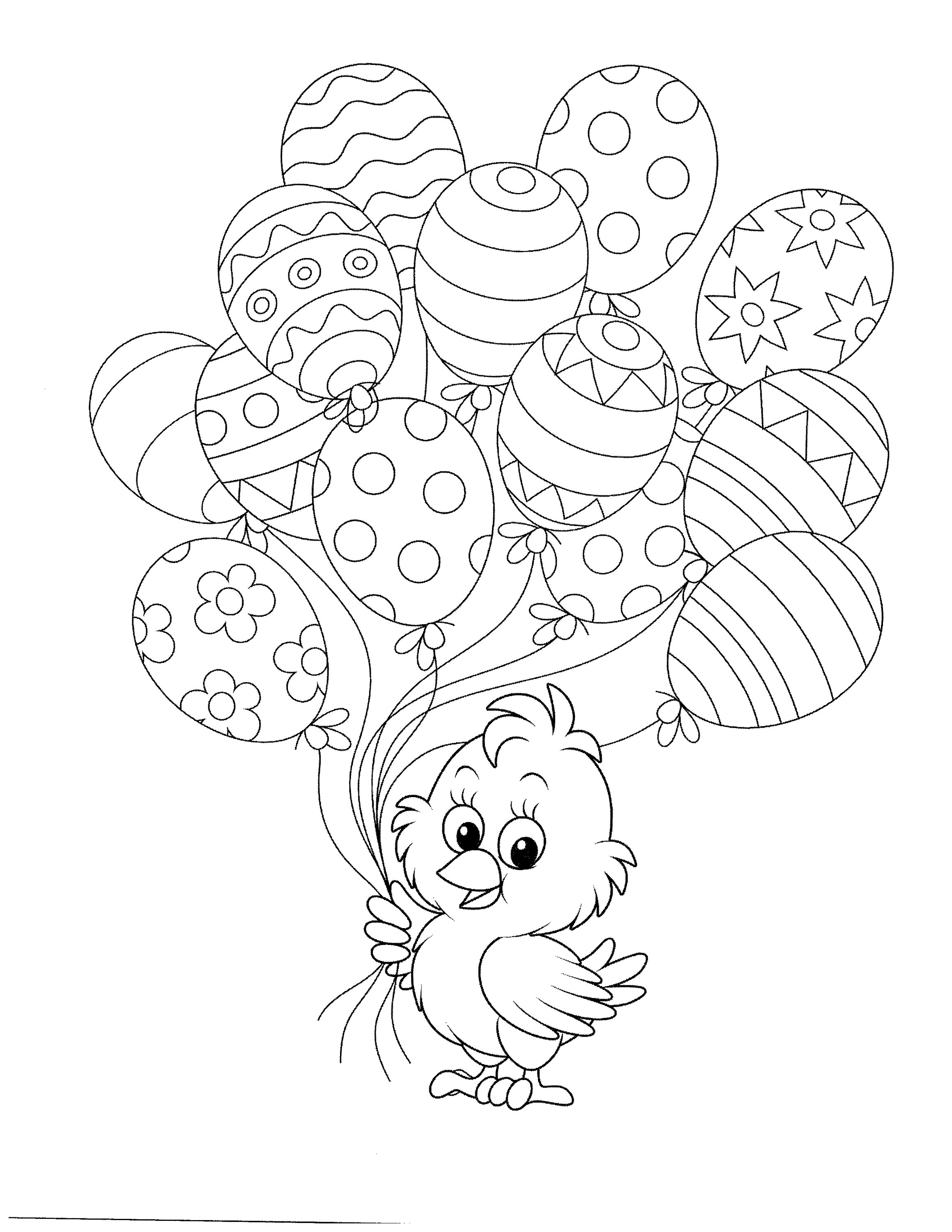 40 Festive Easter Coloring Pages Instant Download - Etsy