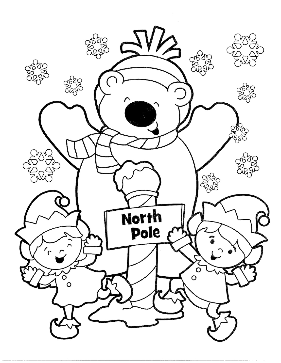 70 Fun Christmas Coloring Pages for All Ages - Etsy