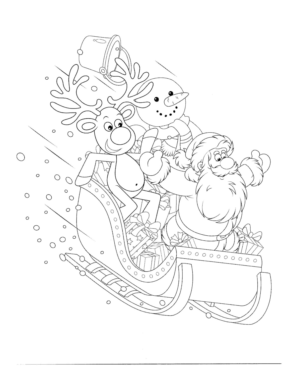 70 Fun Christmas Coloring Pages for All Ages - Etsy