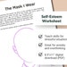 Self-esteem Worksheet for Kids and Teens, Identity Exploration ...