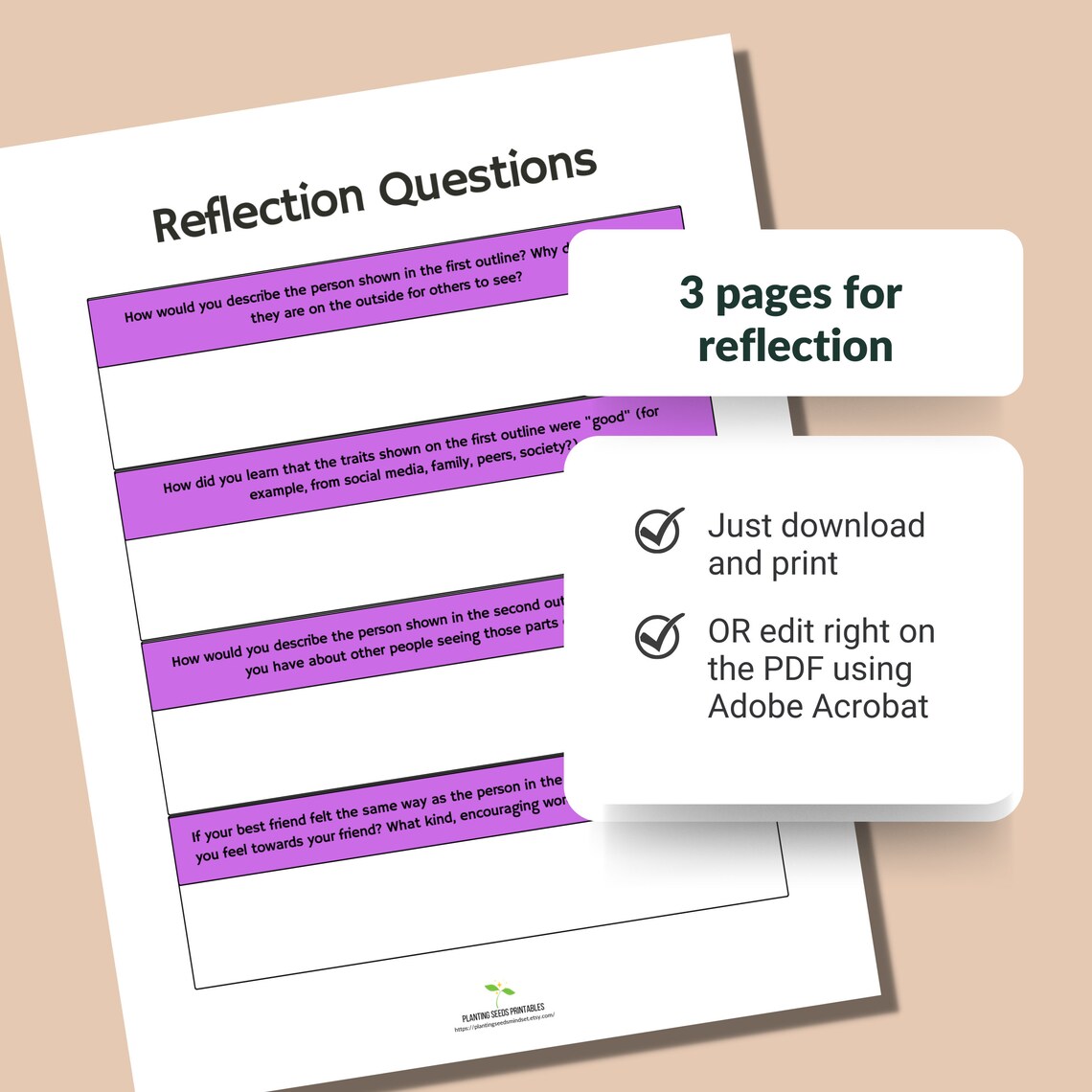 Self-esteem Worksheet for Kids and Teens, Identity Exploration ...