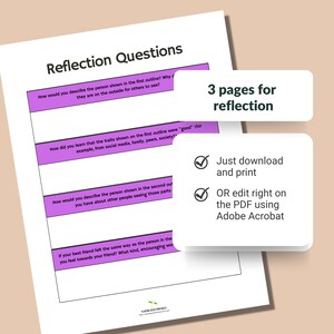 Self-esteem Worksheet for Kids and Teens, Identity Exploration ...
