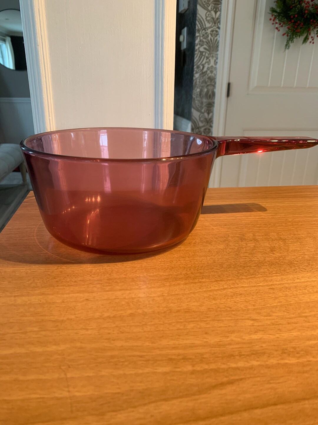 Vintage Corning Ware Vision Cranberry Saucepan 1.5L (no Lid) - Etsy