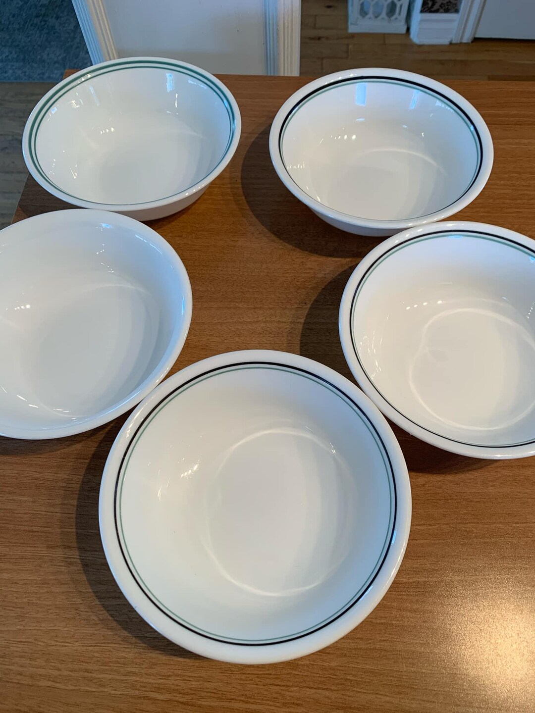 Mixed Corelle Bowl Set (5), Zenith Coupe, White and Rosemarie Soup ...