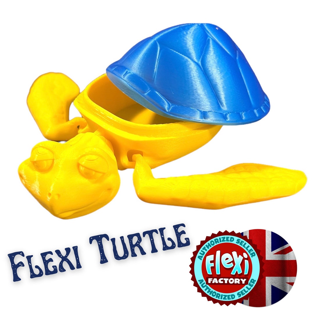 Flexi Turtle 3D Printed Flexi Factory Articulated Animal - Etsy