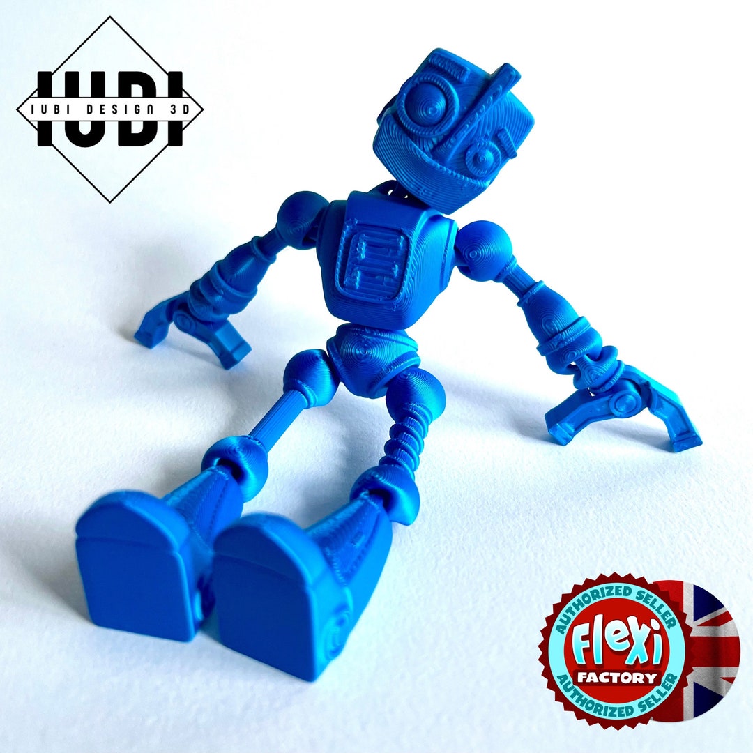 Flexi Robot | Articulating Robot Fidget Toy With Opening Hands | 3D ...