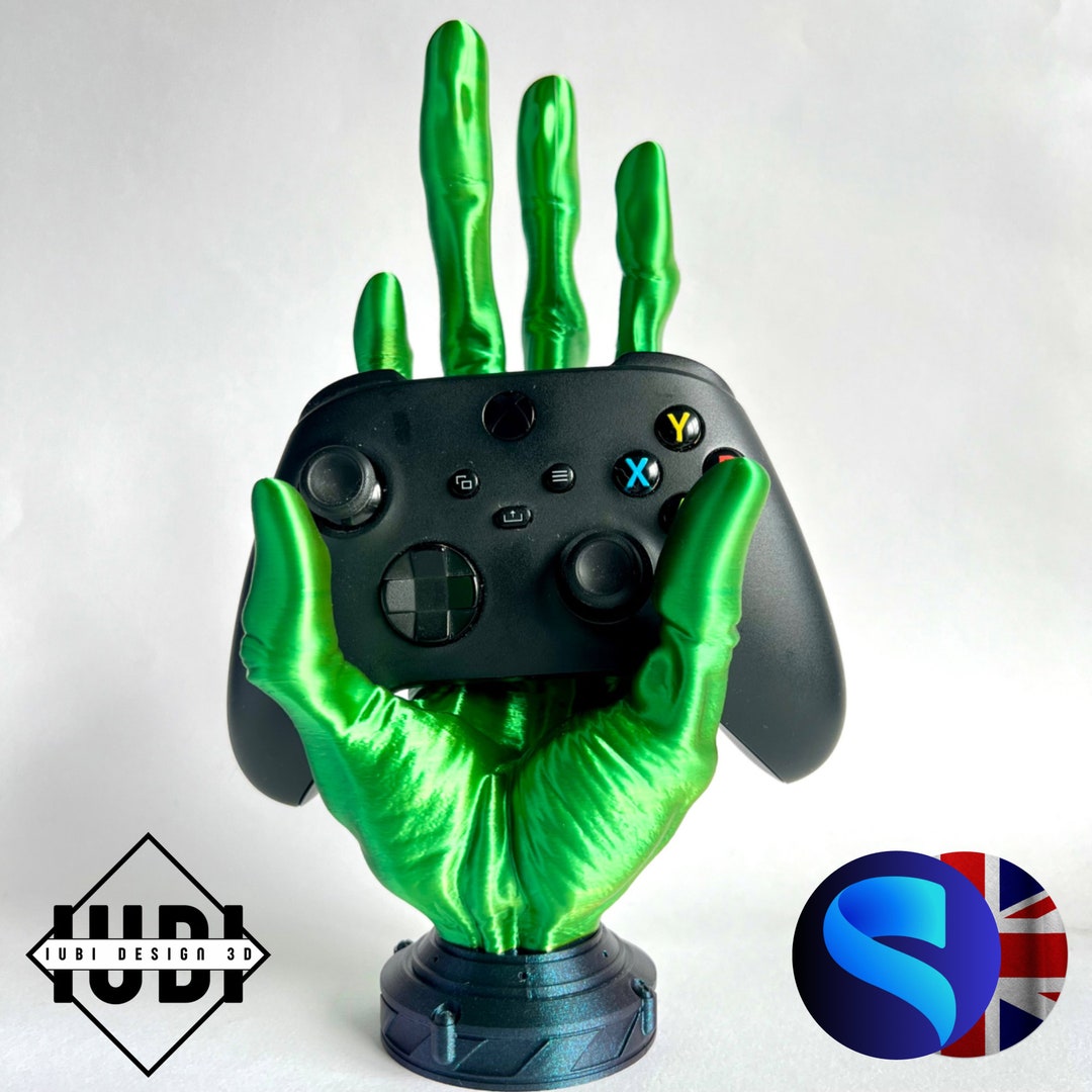 6-finger Alien Hand | 3D Printed Alien Universal Controller Stand ...