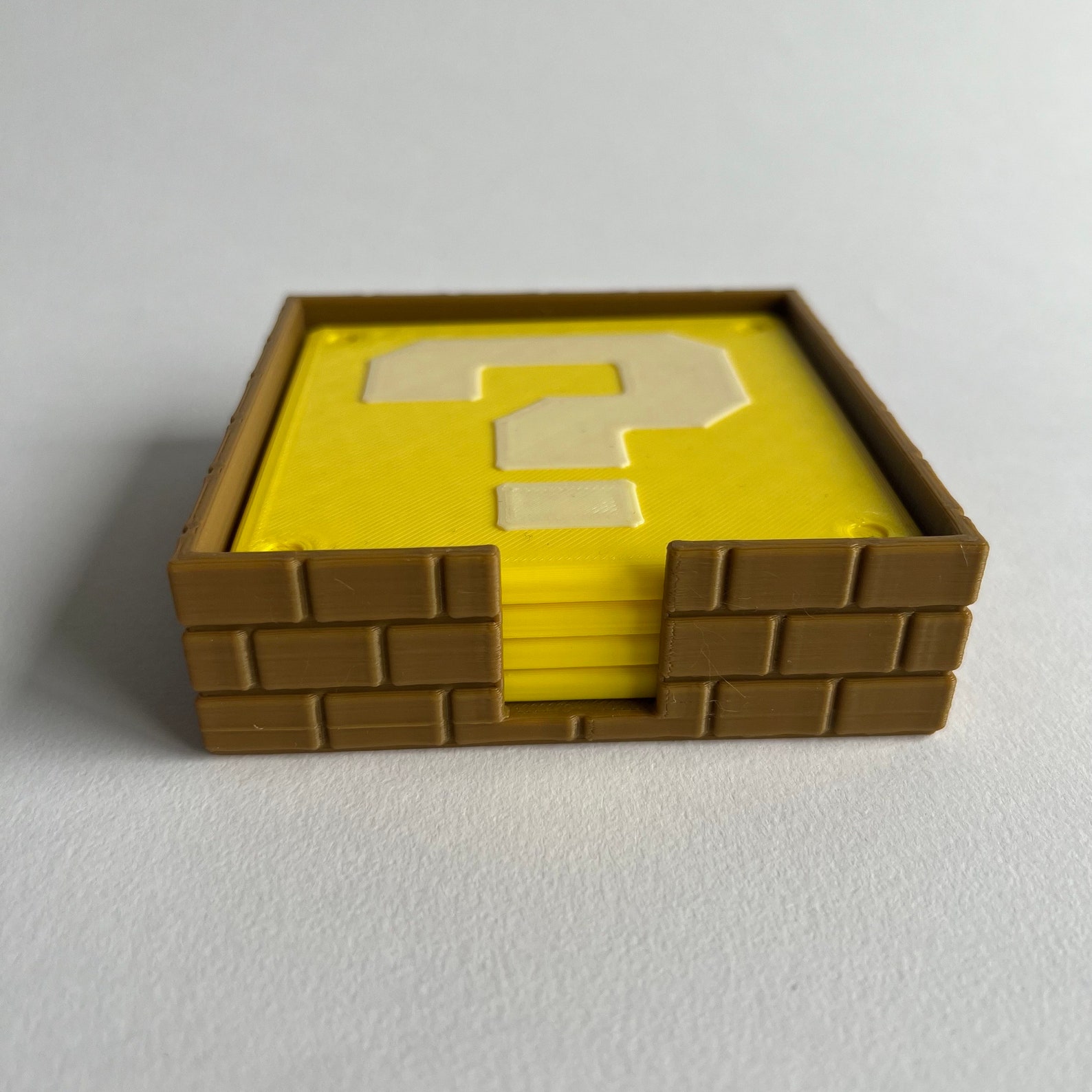 Super Mario Bros. Question Mark Block Coasters Fun Game Room ...