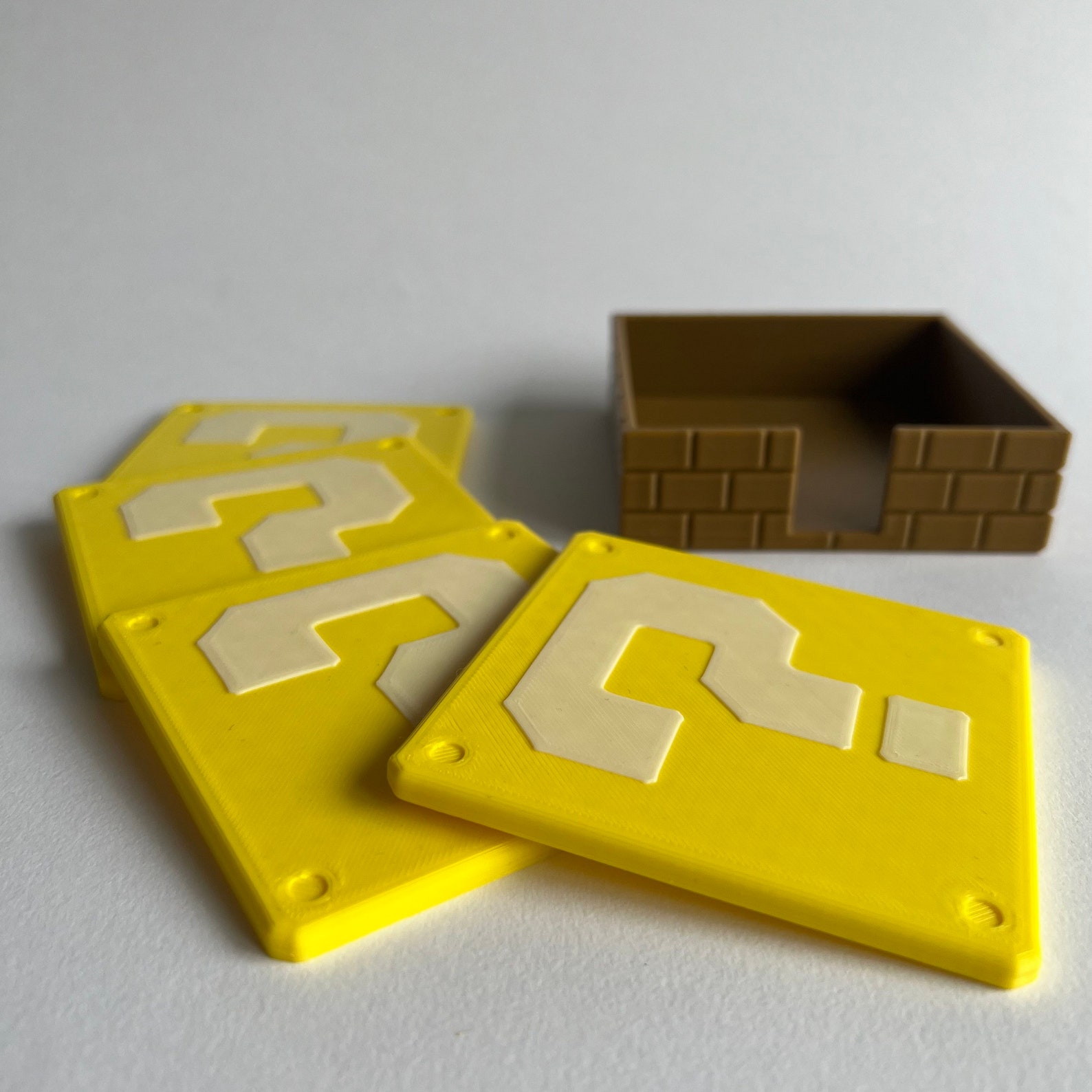 Super Mario Bros. Question Mark Block Coasters | Fun Game Room ...