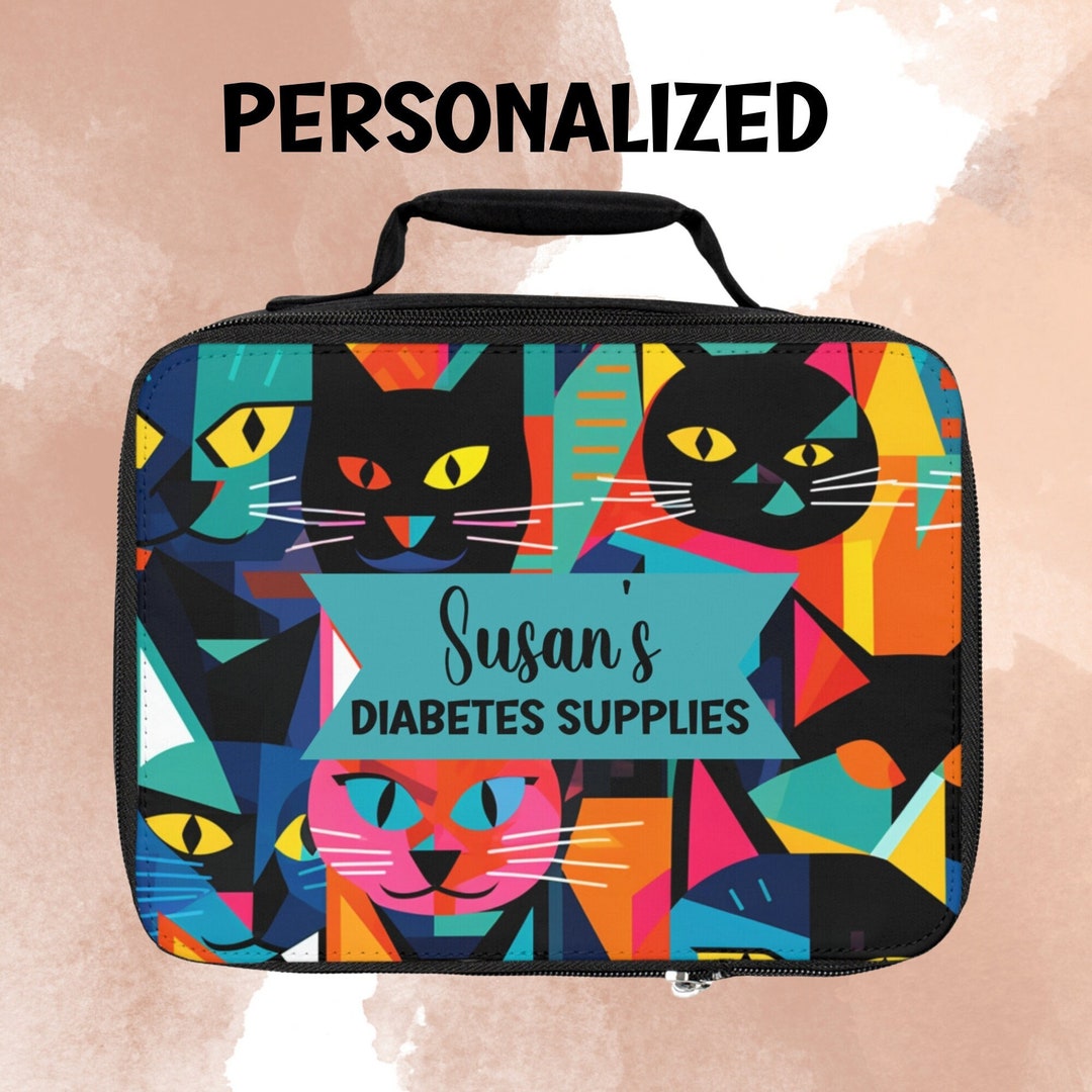 Personalized Diabetes Supplies Bag, Custom Type 1 Diabetes Gift ...