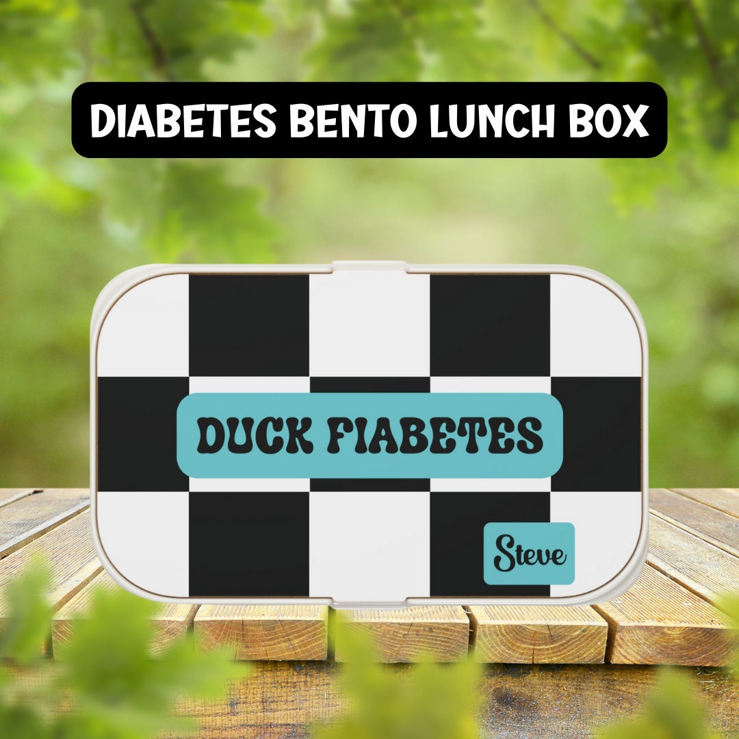 Personalized Diabetes Bento Lunch Box, Unique Diabetes Gift, Type One ...