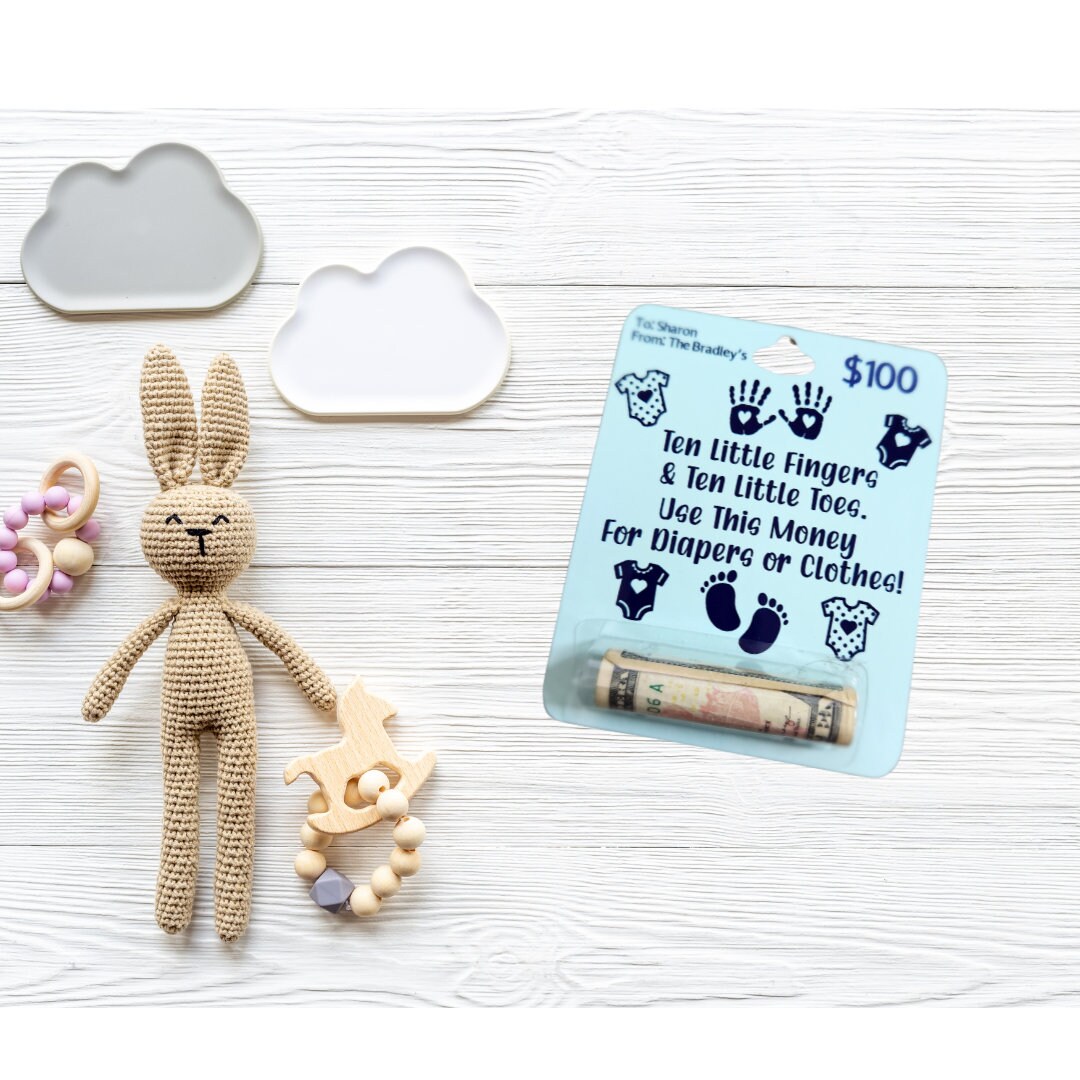 Personalized Baby Shower Money Card: Unique Cash Gift - Etsy