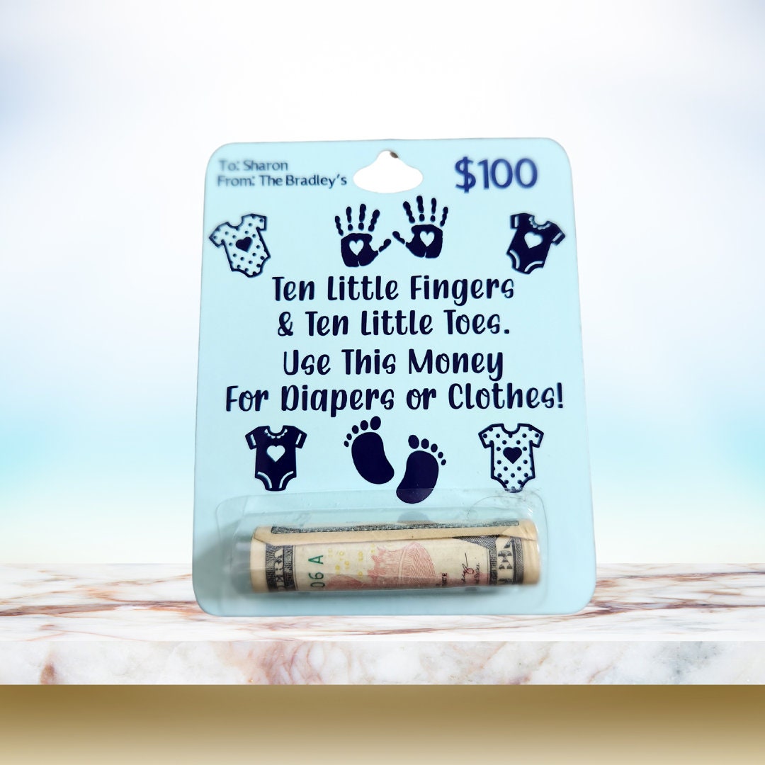 Personalized Baby Shower Money Card: Unique Cash Gift - Etsy