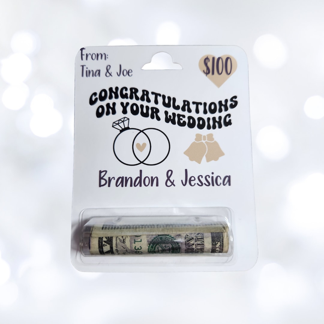Wedding Gift Money Card Holder, Cash Gift, Unique Wedding Money Gift ...