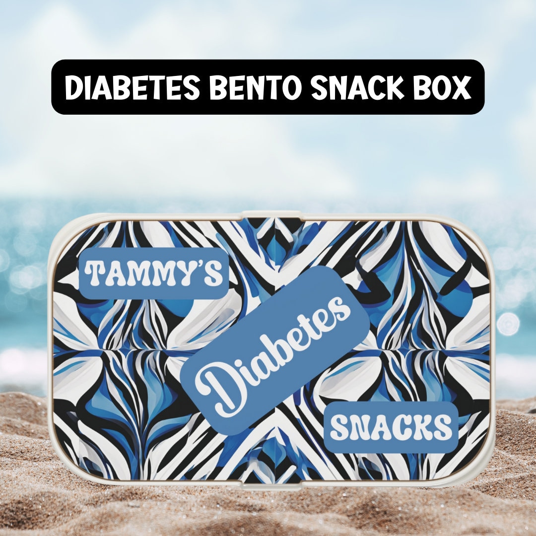 Personalized Diabetes Bento Snack Box, T1D Gift, Diabetes Awareness ...